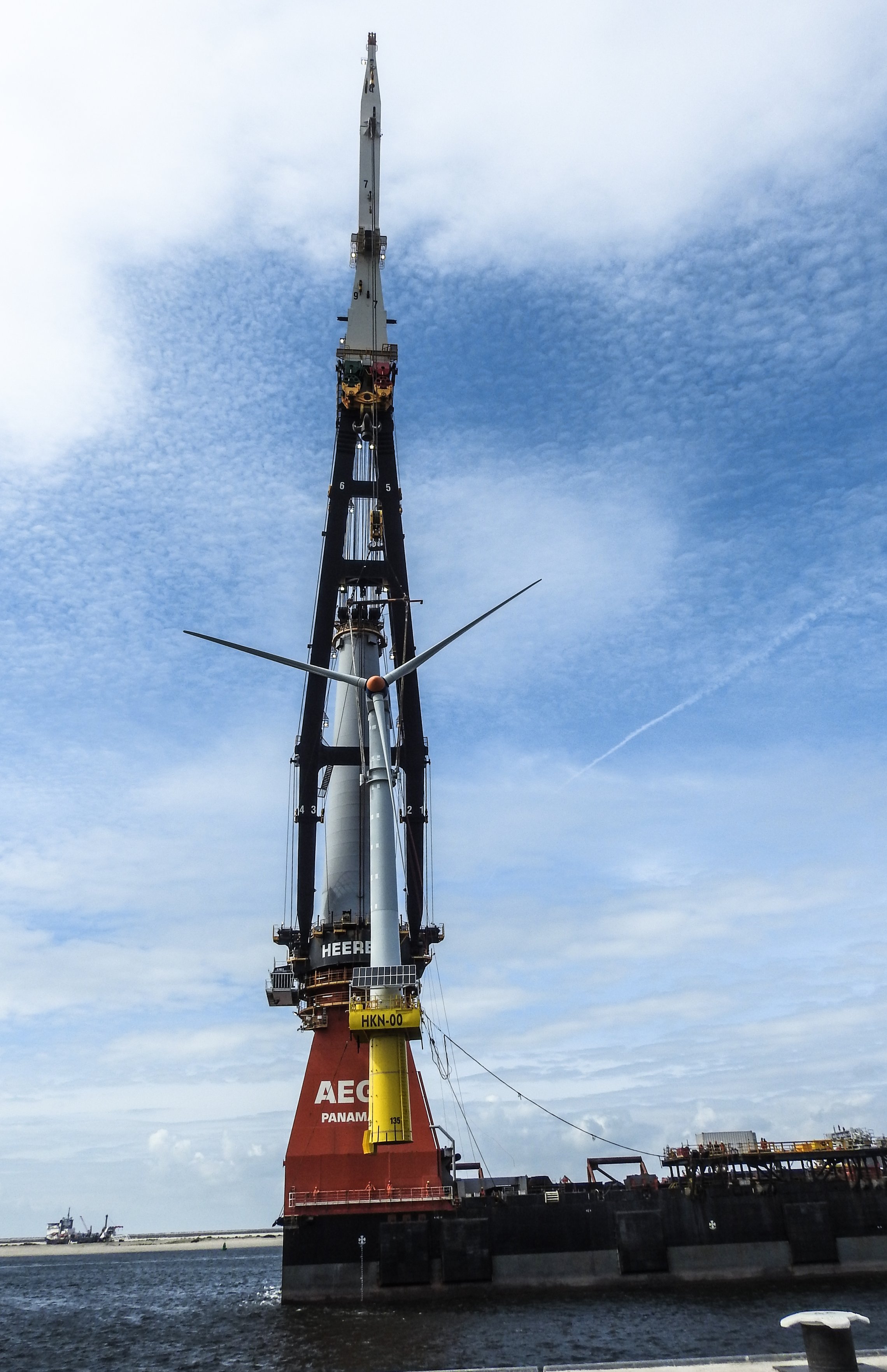 Floating installation of next-generation wind turbine generators